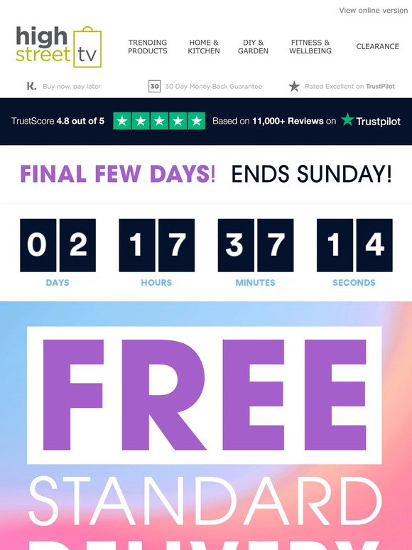 High Street TV: Get your garden ready with FREE delivery until Sunday ...