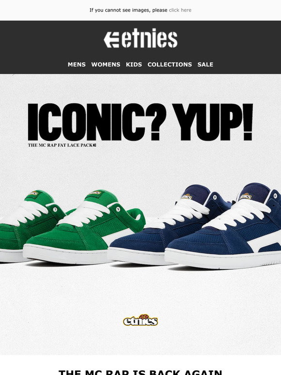 Etnies: Introducing The MC Rap Fat Lace Pack For That Authentic Retro ...