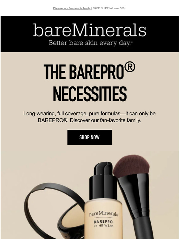 bareMinerals Email Newsletters: Shop Sales, Discounts, and Coupon Codes
