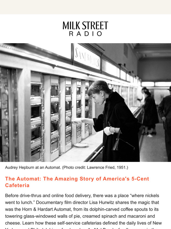 Milk Street Kitchen: The Automat: The Amazing Story of America's 5-Cent ...