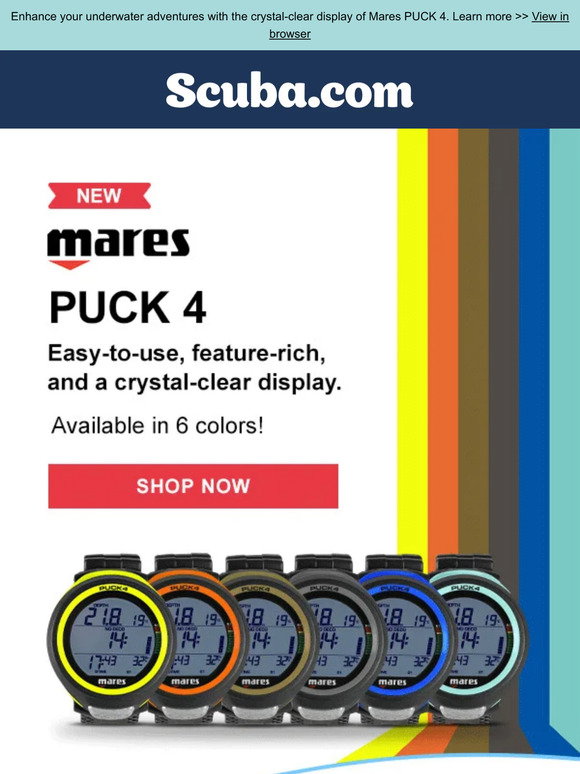 LeisurePro: Your Dive Experience Elevated: Introducing Mares PUCK 4 ...