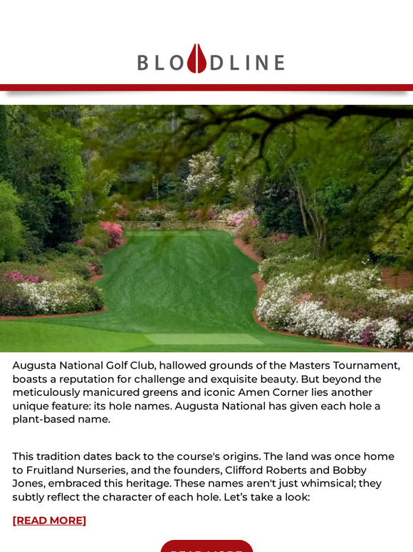 Bloodline Golf: The Unique Hole Names of Augusta National | Milled