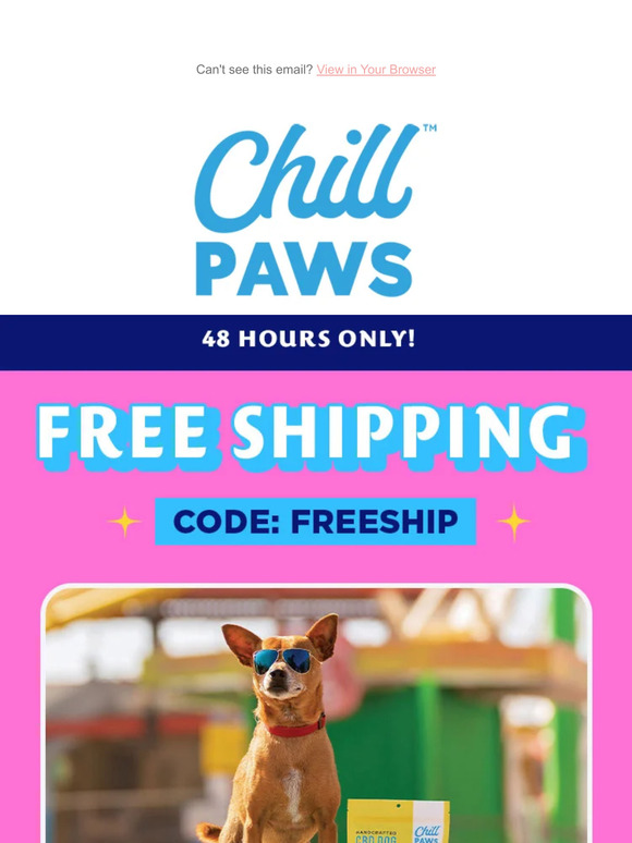 Chill Paws: Shipping is on us!😍 | Milled