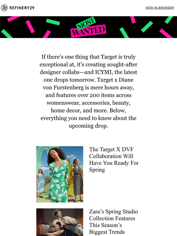 Refinery29: Target's latest designer collab drops tomorrow (!) | Milled