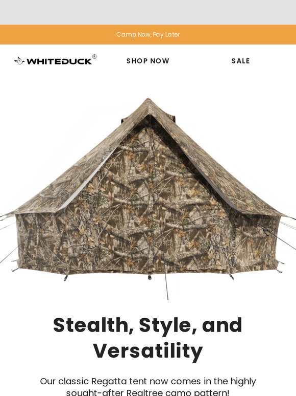 White Duck Outdoors: Discover The New Realtree Regatta Bell Tent 🍃 | Milled