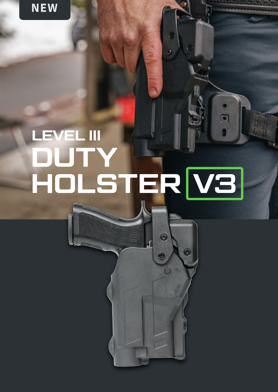 Alien Gear Holsters: NEW! Level 3 Duty Holster V3! | Milled