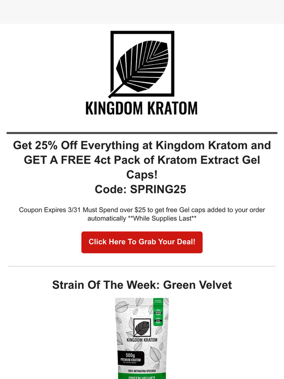Kingdom Kratom: 🍃 Click to get your FREE Extract Gel Caps from Kingdom ...