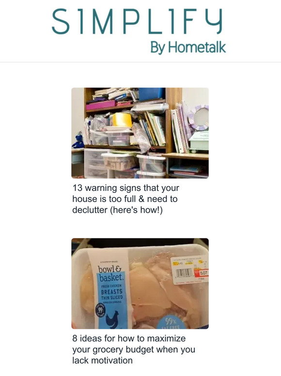Hometalk: 13 signs your house is TOO full | Milled