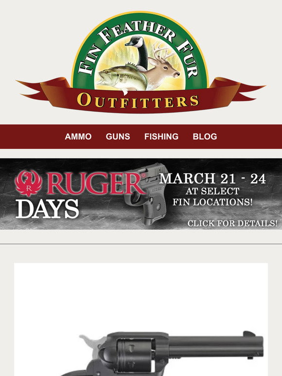 Fin Feather Fur Outfitters: Ruger Wrangler $199.99 💲 CCI .22LR $8.99 💲 ...
