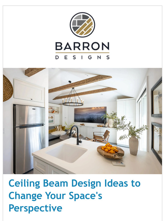 Barron Designs: Get Inspired: Ceiling Beam Design Ideas & NEW Opus ...