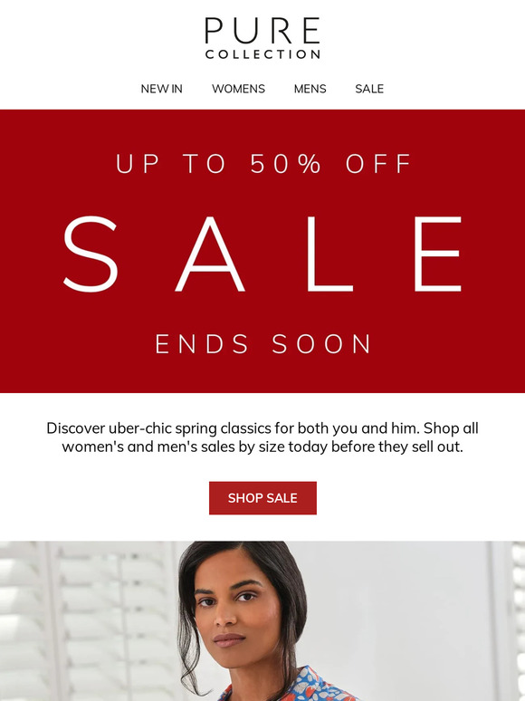 Pure Collection Email Newsletters: Shop Sales, Discounts, and Coupon Codes