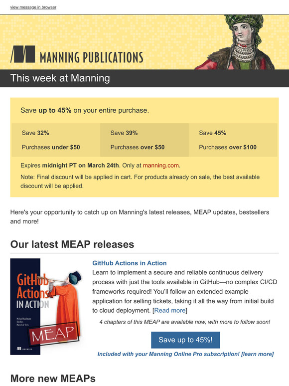 Manning Publications: The Weekly Roundup March 16—22 | Milled