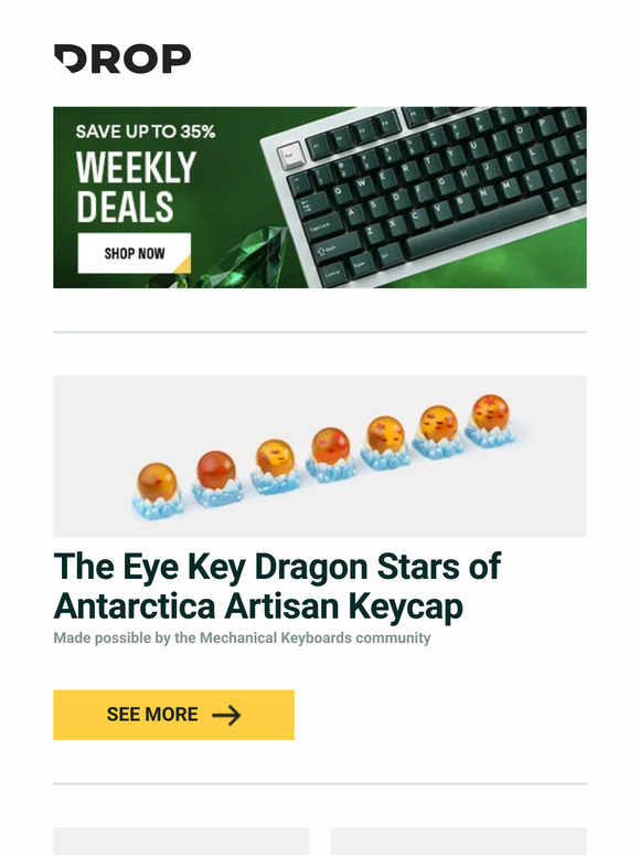 Drop: The Eye Key Dragon Stars of Antarctica Artisan Keycap, Uncaged ...