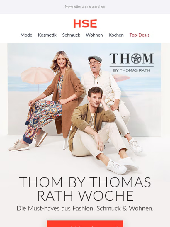 HSE24: 🤵🧡 THOM by Thomas Rath: neue Woche, neue Trends | Milled
