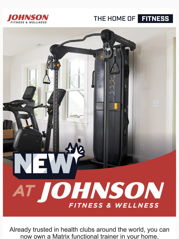 Johnson Fitness: NEW Matrix Functional Trainer, Available NOW | Milled