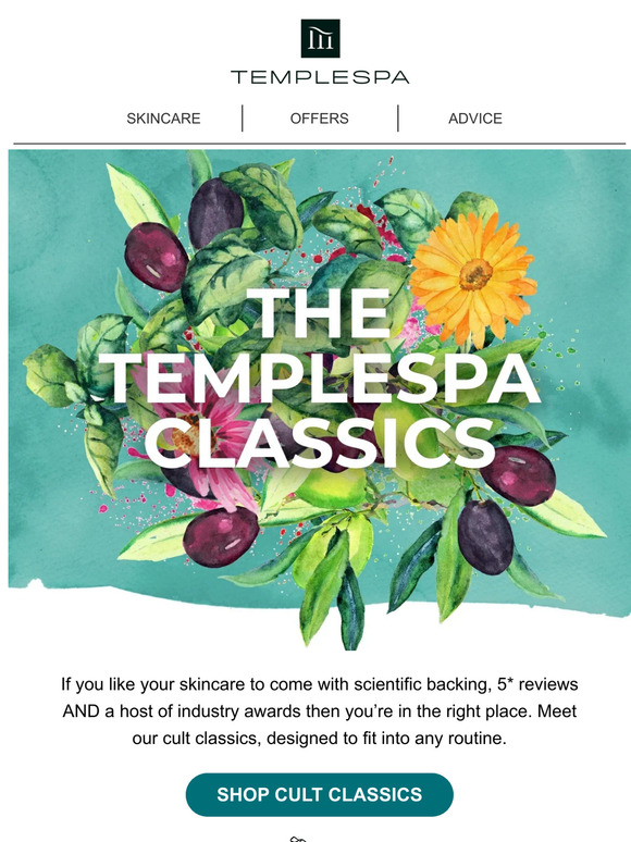 Temple Spa: Meet the TEMPLESPA cult classics | Milled