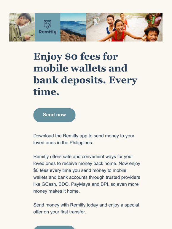 Remitly: 🇵🇭 Send money to the Philippines with $0 fees | Milled