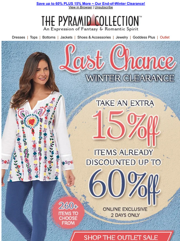 Pyramid Collection: Gone In A Flash ⚡ Don't Miss Saving up to 60% Plus ...