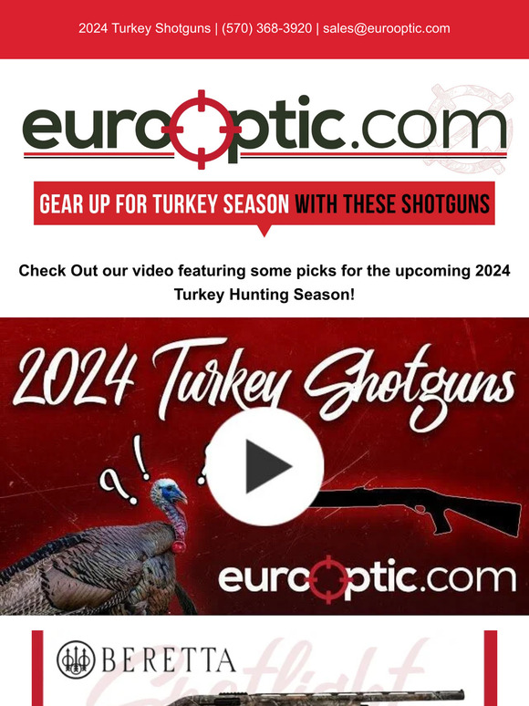 EuroOptic: SPOTLIGHT: 2024 Turkey Shotguns! | Milled