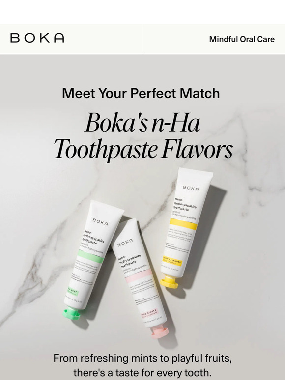 Boka: Flavor Your Smile with Boka's Full n-Ha Toothpaste Lineup | Milled