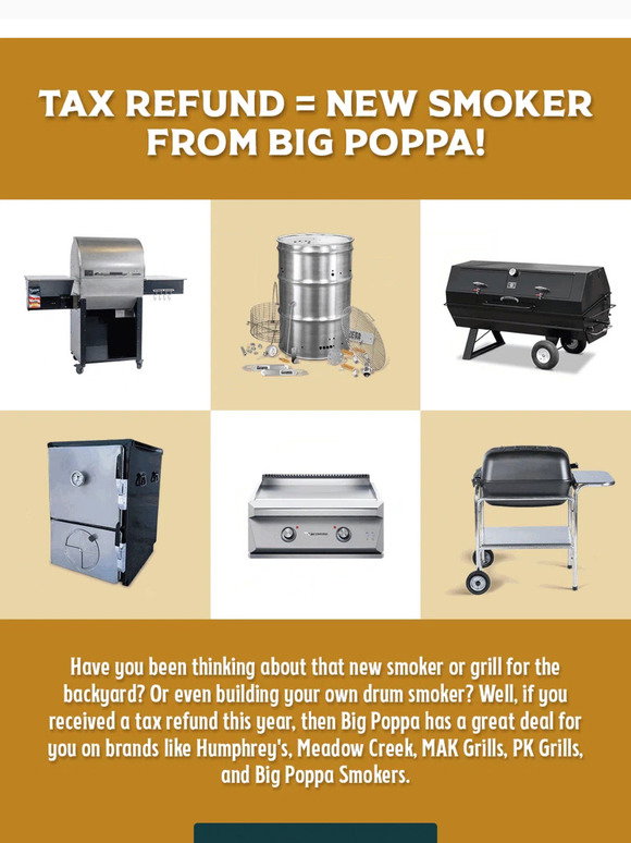 Big Poppa Smokers: Need a New Smoker for the Backyard? Shop Now! | Milled
