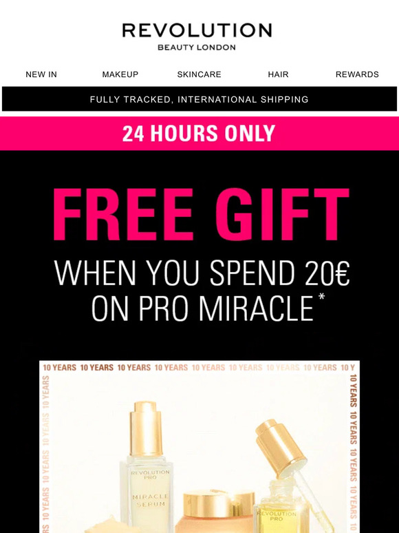 Revolution Beauty: Our BIG Birthday week starts now 🎂 | Milled