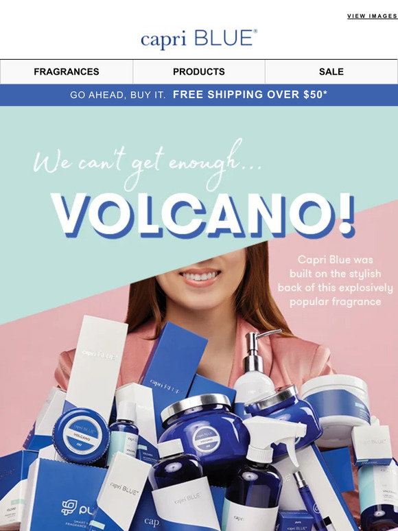 Capri Blue: Volcano – need we say more? | Milled