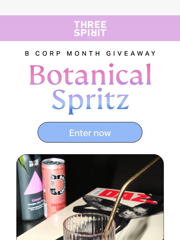 Three Spirit Drinks (US): Win all the ingredients for this Botanical ...