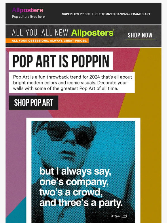 All Posters: Pop Art is trending | Milled