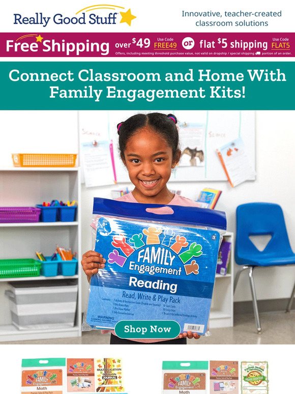 Really Good Stuff: Connect classroom and home with Family Engagement Kits | Milled