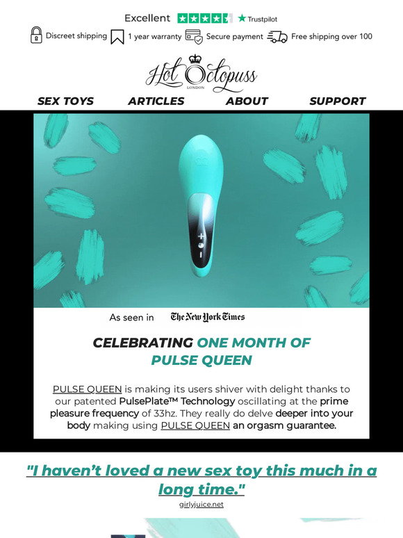 Hot Octopuss: A whole month of Pulse Queen! 🎉👑 | Milled