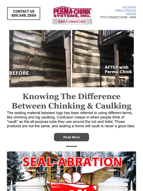 Perma-Chink Systems: Do You Know The Difference Between Chinking and ...