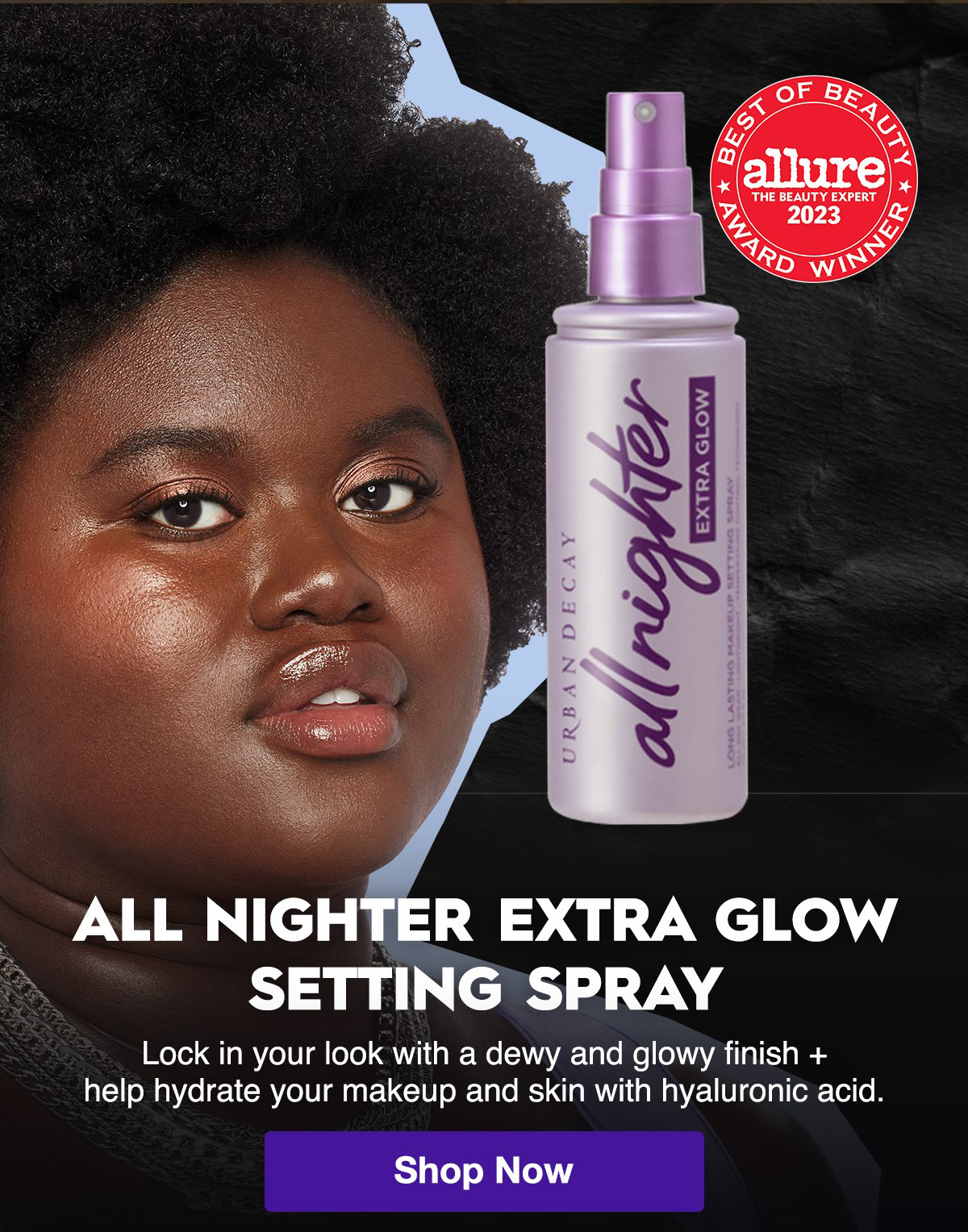 Urban Decay: Glow & Brighten with All Nighter Setting Spray | Milled