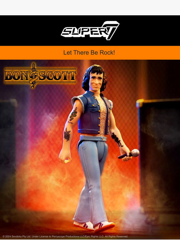 Super7: Rock On with the New Bon Scott ReAction Figure 🎸 | Milled