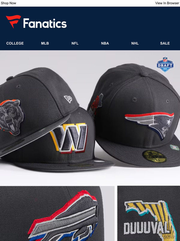 Fanatics: JUST LAUNCHED: 2024 Draft Hats | Milled