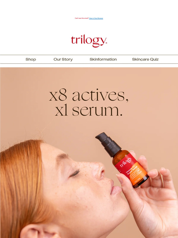 Trilogy: Your super-active, super-serum. | Milled