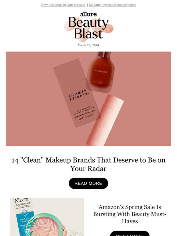 Allure: 14 "Clean" Makeup Brands That Deserve to Be on Your Radar | Milled