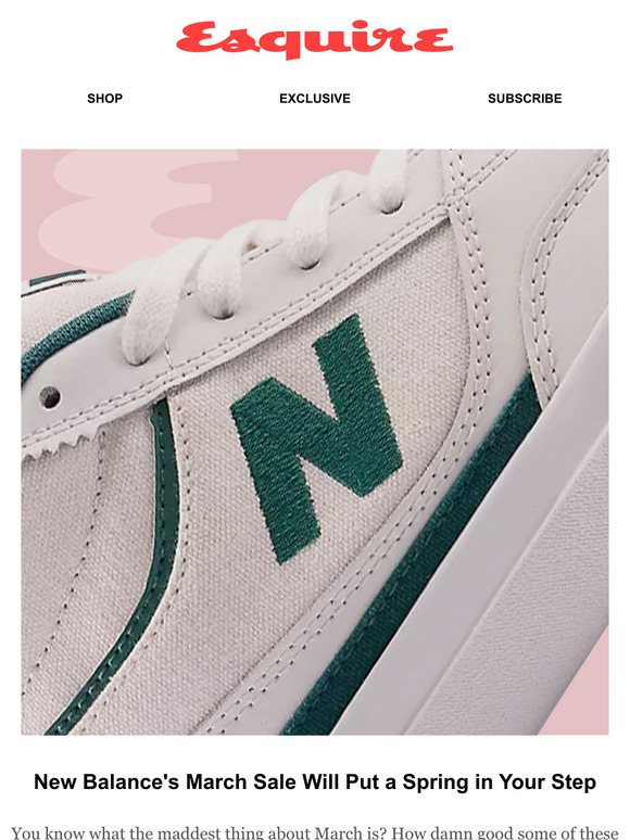 Esquire: PSA: New Balance Shoes Are Marked WAY Down | Milled