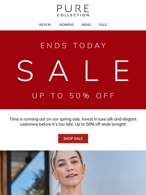 Pure Collection Email Newsletters: Shop Sales, Discounts, and Coupon Codes