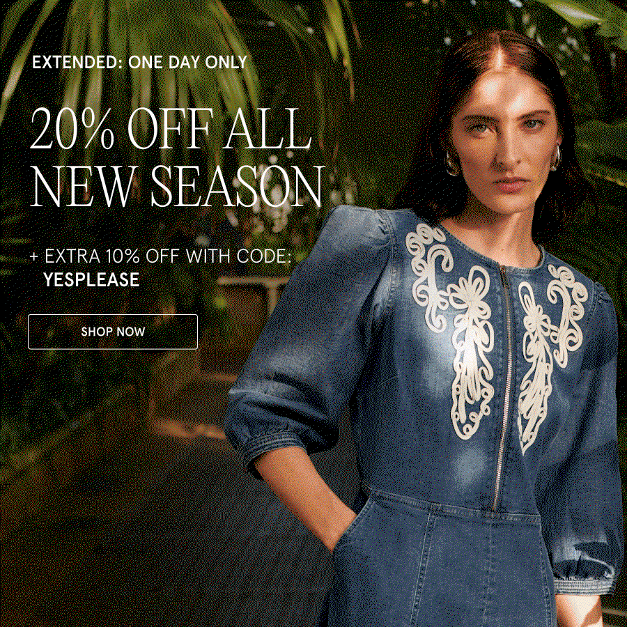 Monsoon: EXTENDED: 20% + extra 10% off all new season | Milled