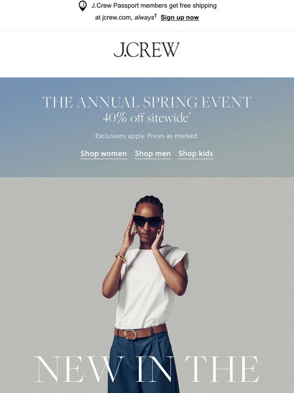 J.Crew: Luxe essentials from the tee collection | Milled