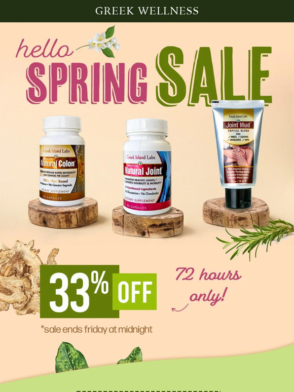 Natural Joint: Promo Code - 33% off - Greek Wellness | Milled