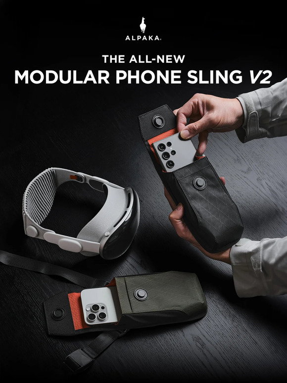 ALPAKA: [NEW] Introducing the Modular Phone Sling V2 | Milled