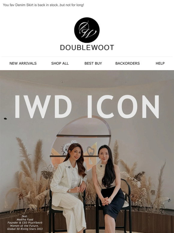 Doublewoot: Meet your IWD ICON and Lesley Skirt! | Milled