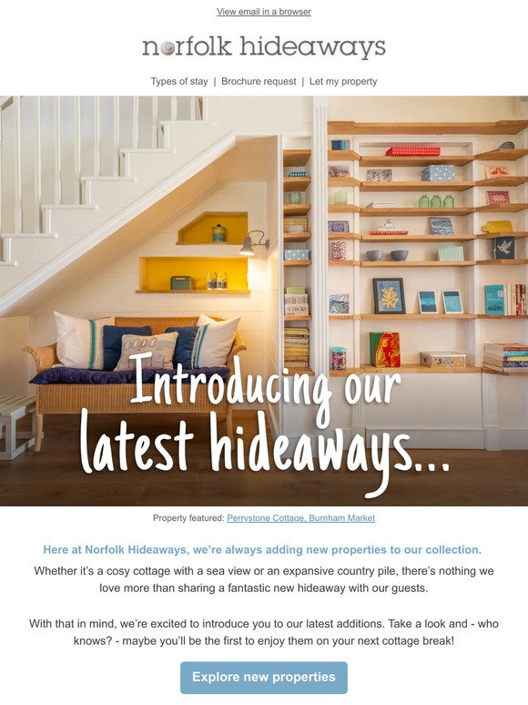 Norfolk Hideaways: Meet our brand-new Hideaways | Milled