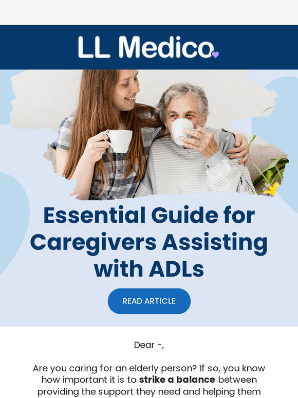 LL Medico: Tips for activities of daily living (ADLs) | Milled