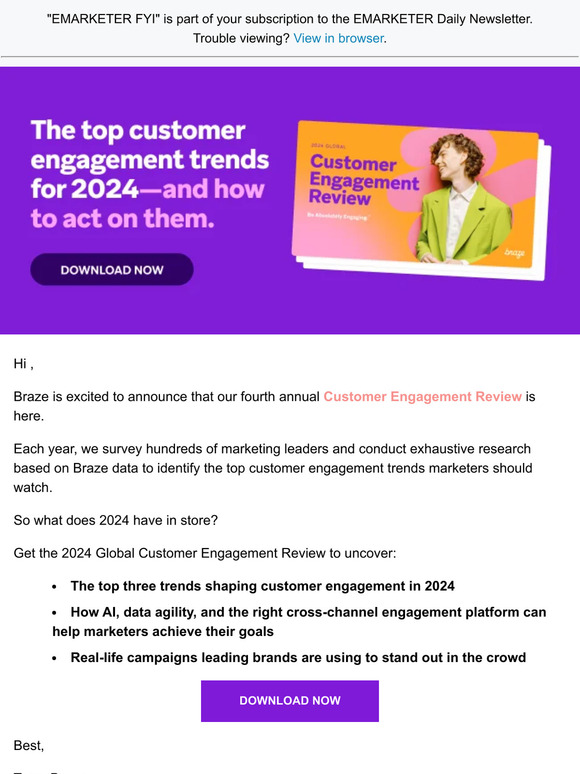 Insider Intelligence: Top 3 customer engagement trends for 2024 | Milled