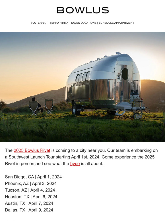 Bowlus: 2025 Bowlus Rivet Launch Tour - Southwest | Milled
