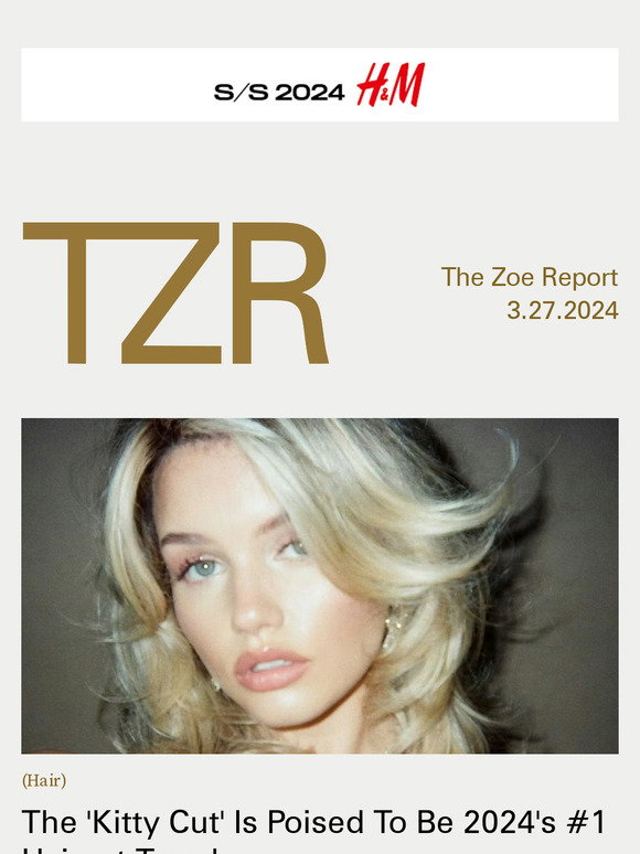 The Zoe Report: The 'Kitty Cut' Is Poised To Be 2024's #1 Haircut Trend ...