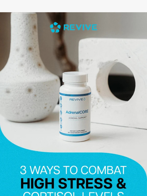 Revive Supplements: Combat stress and cortisol levels with Revive 💙 ...